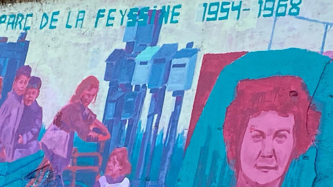 Une fresque à la mémoire du Chaâba à Villeurbanne - Lyon Demain
